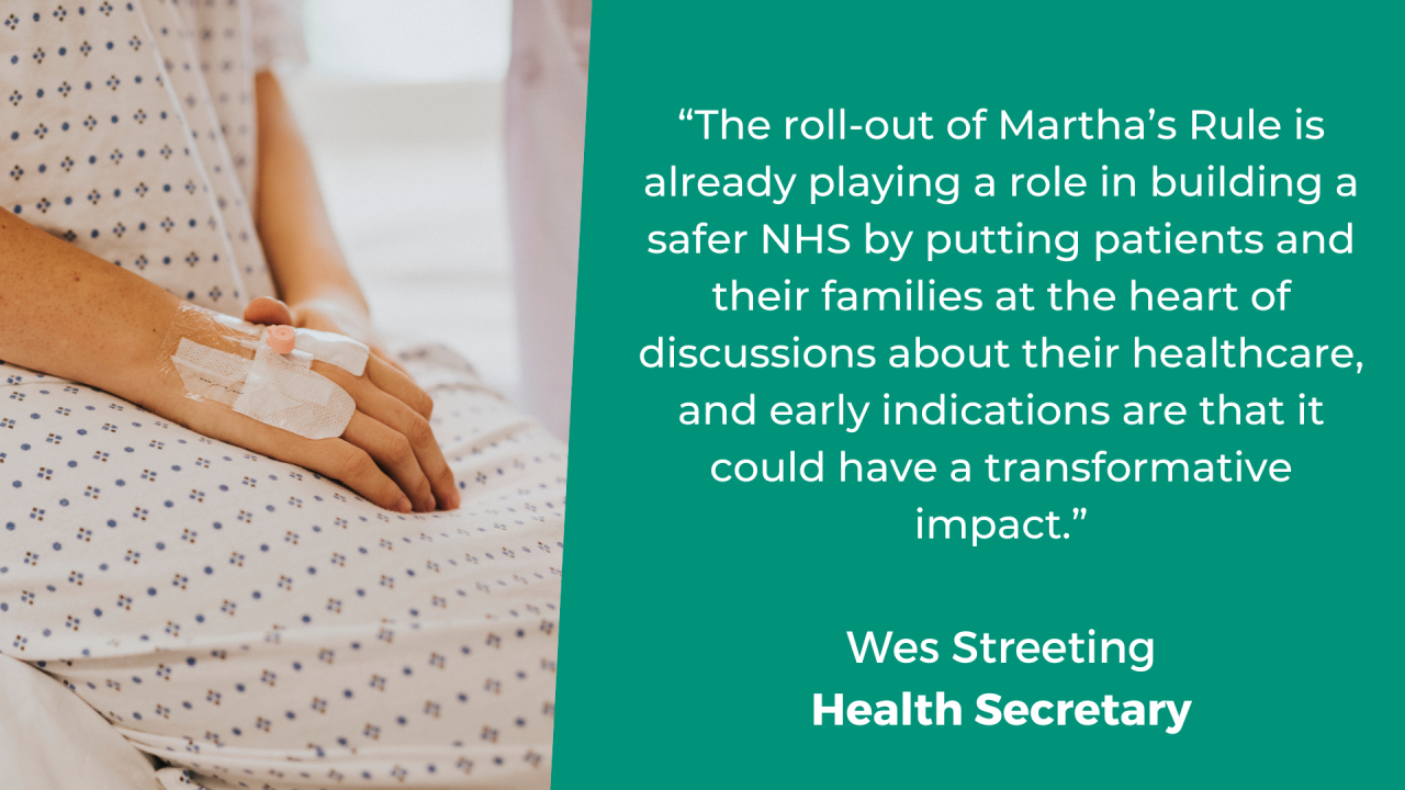 Martha’s Rule already making an impact | UK Healthcare News