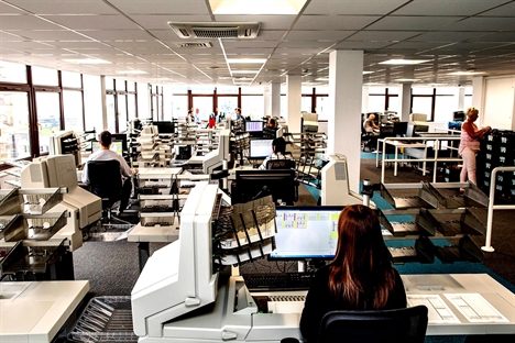 Focusing on document scanning