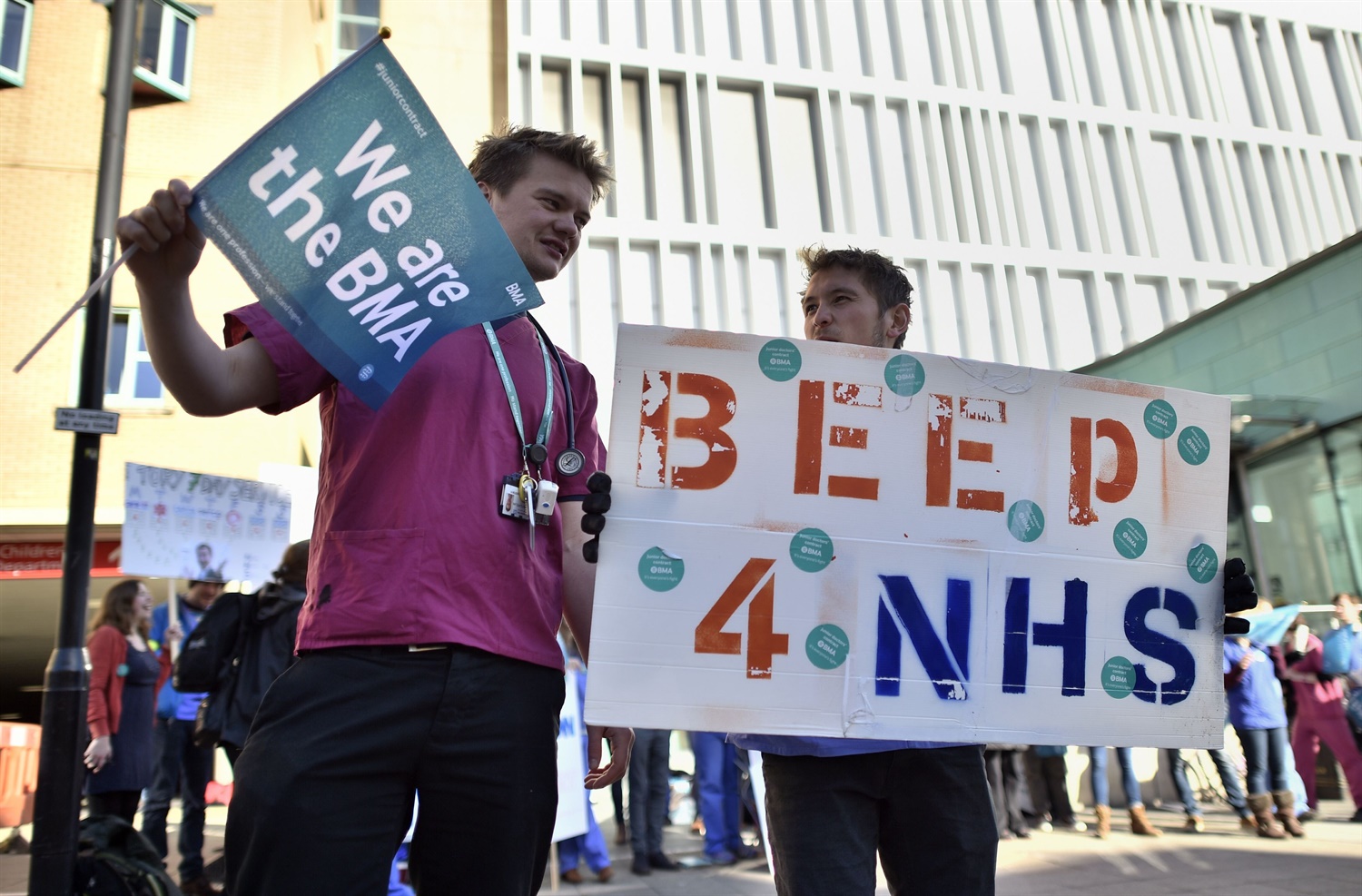 Junior doctors begin first all-out strike amid ‘military level’ plans